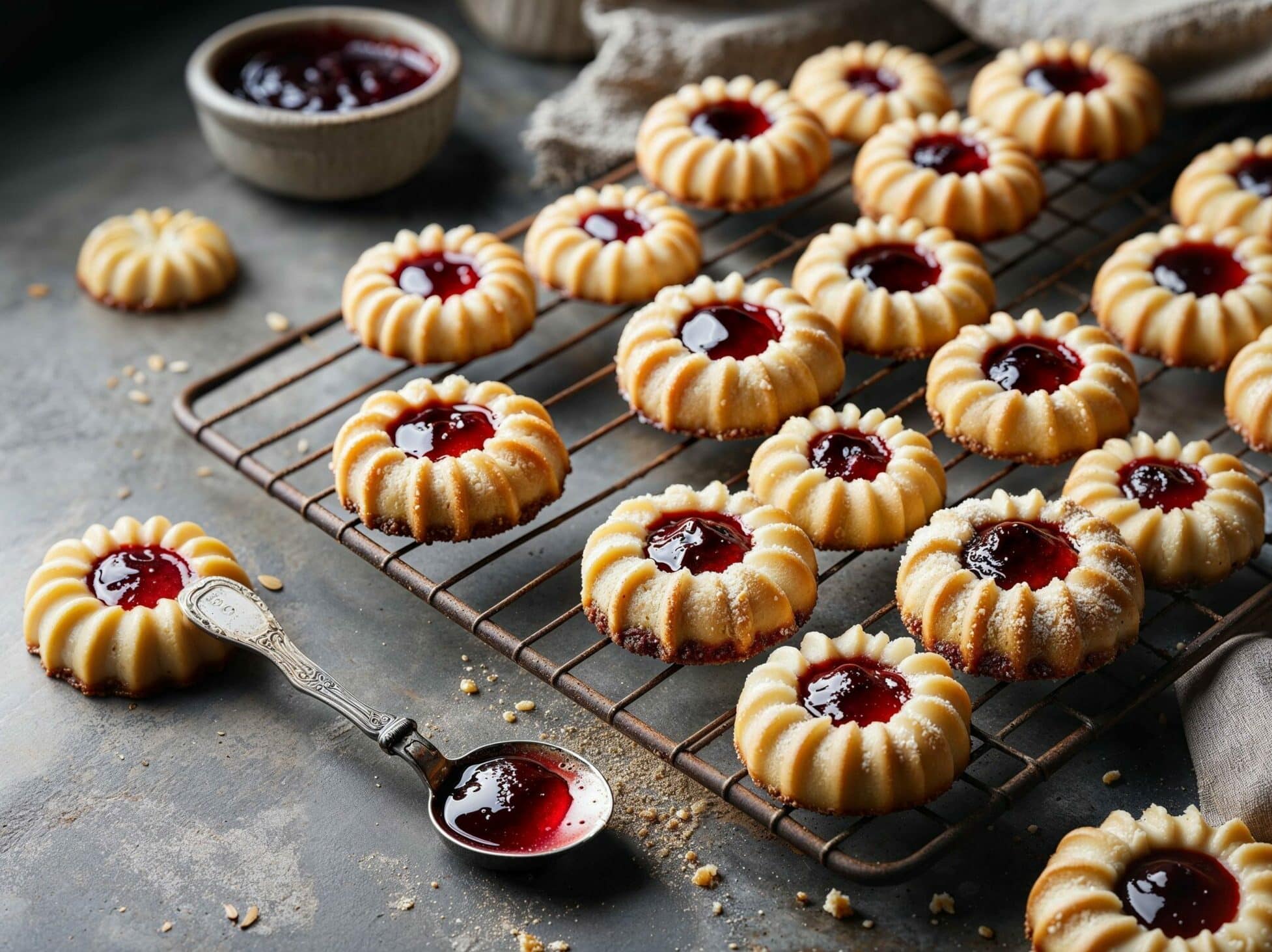 Platzchen Backen Mit Marmelade